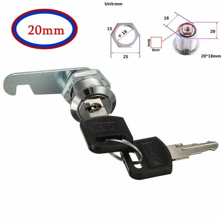 16mm/20mm Locks Zinc Alloy Cam Locks Filing Cabinet Mailbox Drawer ...