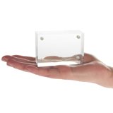 Double Sided Small Display, 2 Pack Acrylic Picture Frames 2x3, Wallet ...