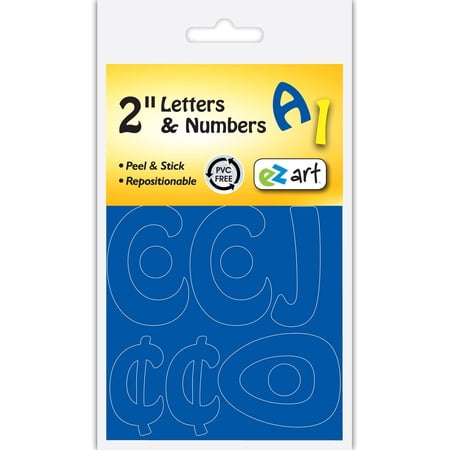 Headline Sign 6108 EZ Art Peel-and-Stick Letters and Numbers, 2-Inch ...