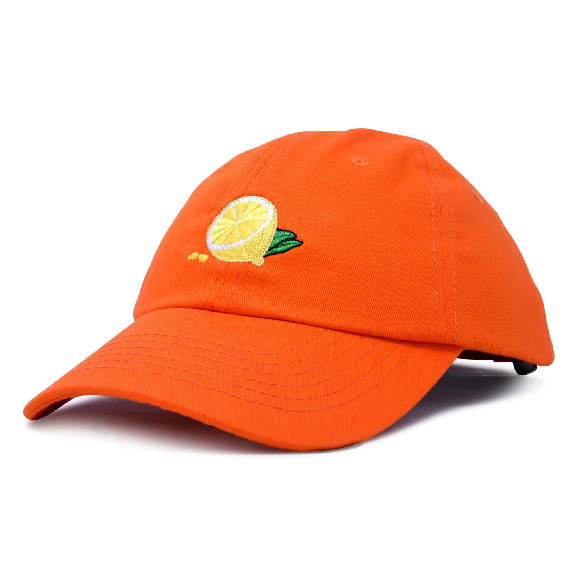 DALIX Lemon Hat Baseball Cap in Orange - Walmart.com