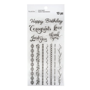 Alphabet Clear Stamps by Recollections™ - Walmart.com