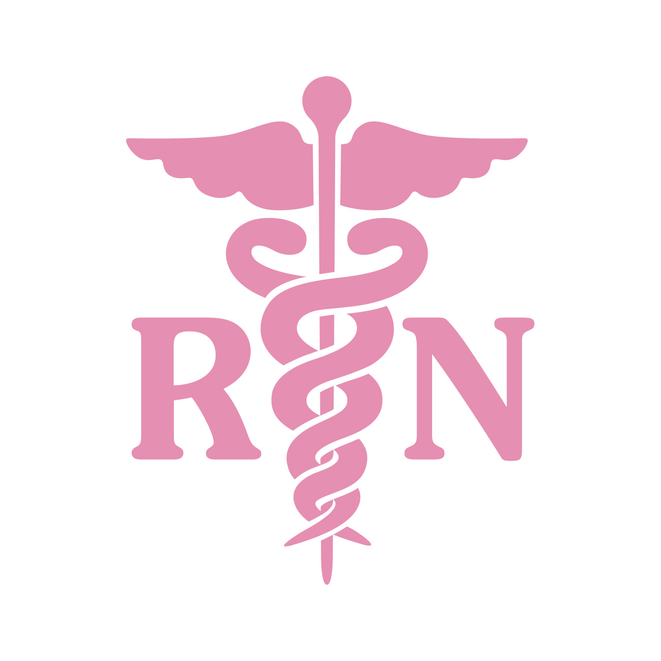 RN Registered Nurse Star of Life Sticker Decal Die Cut - Self Adhesive ...