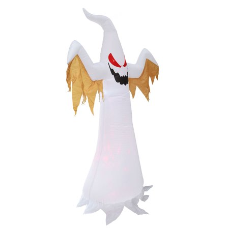 Qionma Halloween Creepy Ghost Dress Up Inflatable Scary Ghost Toy 2.4m ...