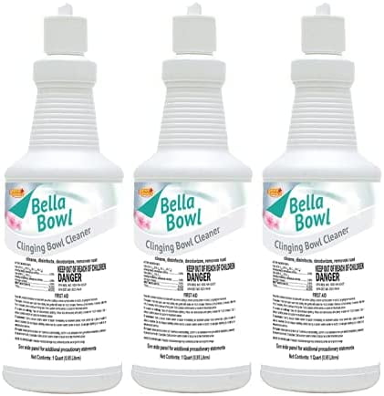 BellaBowl Clinging Gel Toilet Bowl Cleaner & Disinfectant, Fresh Scent ...