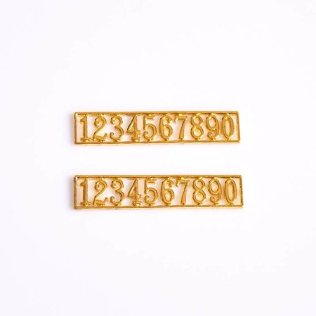 pitrice 1:12 Scale Dolls House Miniature Set Of Numbers Door Accessory ...