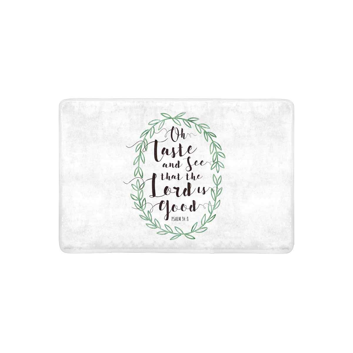 MKHERT Religious Christian Bible Verse Gospel of Psalm Doormat Rug Home ...