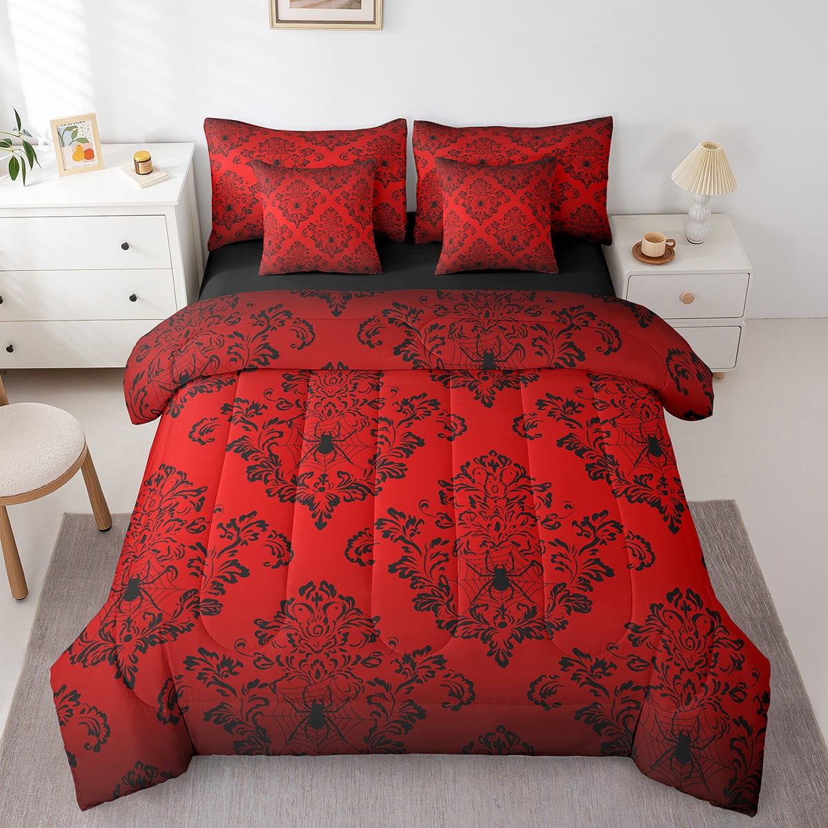 Click here for Erosebridal Tribal Damask Bed In A Bag King Size... prices
