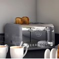Swan Retro 4 Slice Toaster, 1600W, ST19020GRN, Grey - Walmart.com