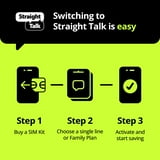 Straight Talk Keep Your Own Phone SIM Kit, No Airtime - Prepaid ...