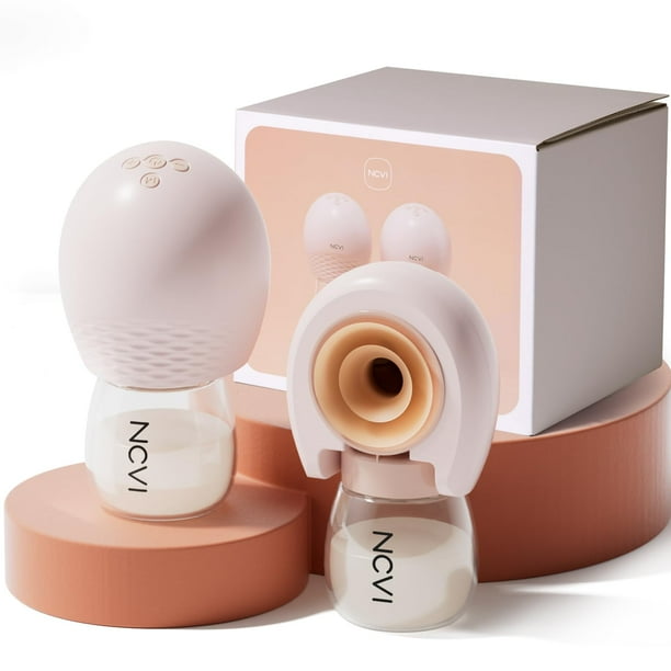 Extractor de leche NCVI 8113 inalámbrico, manos libres, eléctrico, rosa ...