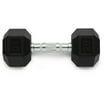 Weider, 30lb Rubber Hex Dumbbell, Single - Walmart.com