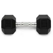 Weider, 30lb Rubber Hex Dumbbell, Single - Walmart.com