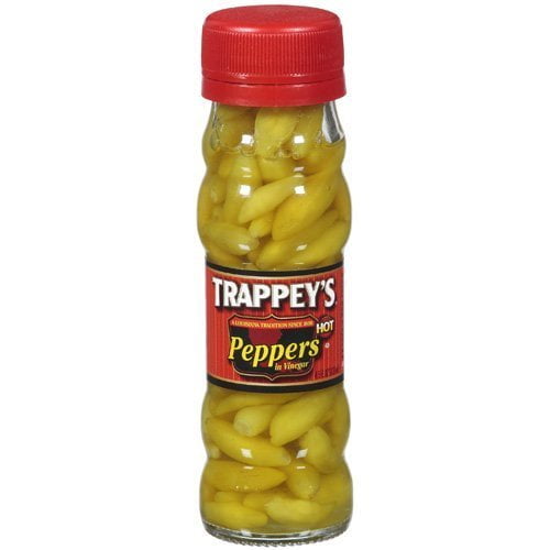 Trappey Peppers In Vinegar Hot Tabasco Peppers 4.5 OZ (Pack of 2 ...
