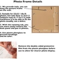 22x22 Picture Frame Rustic Brown with 18x18 Mat, Display Photo 18x18 ...