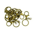 10 Sets Large Lobster Clasp Clip Key With Split and Chains - Walmart.com