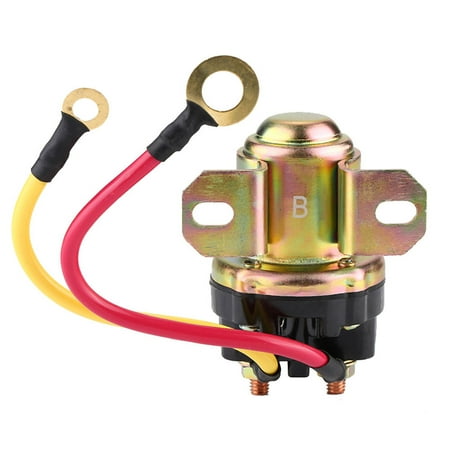 Starter Motor Relay, 12-24V Starter Solenoid Relay 3.14x3.14x2.36in ...