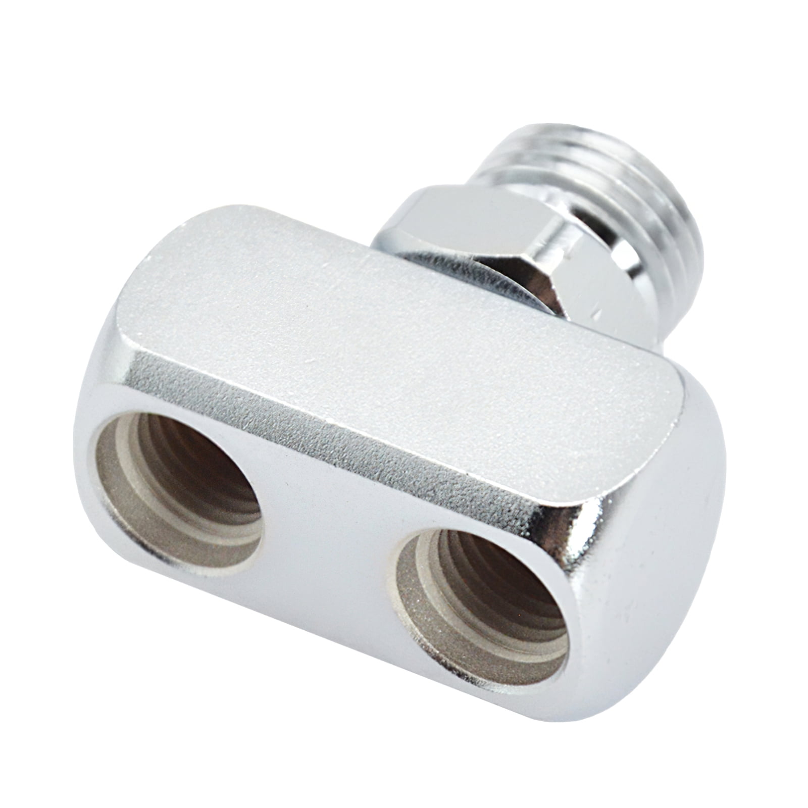 ViiTech Diving Hose Splitter Silver Chromed Brass Male Regulator to ...