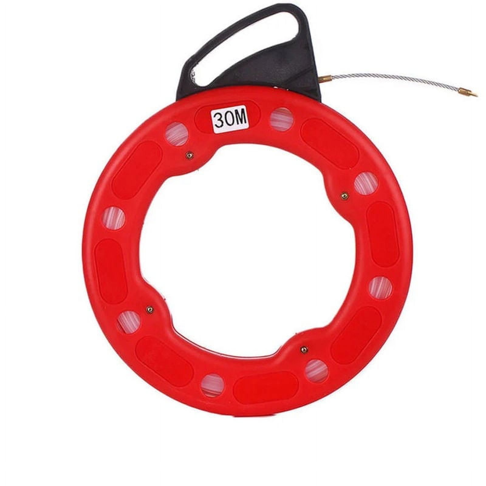 Spring Loaded Electrical Fish Tape, 30m Non-conducting Wire for Safe and Efficient Cable ...