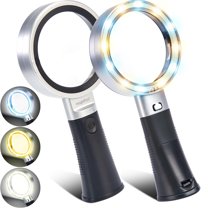 Equate Magnifier Handheld 2x Power 5" Acrylic Lens Magnifying Glass ...