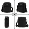 Tinyat Men Shoulder Bag 9 Pockets Sling Bags Waterproof Messenger ...