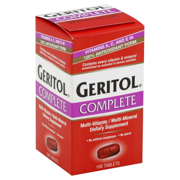 Geritol Complete Tablets 100 Tablets - Walmart.com