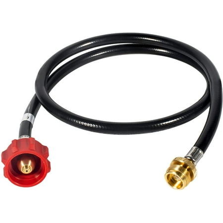 Propane Hose Adapter, Connects 1lb BBQ to 20lb Gas Tanks for Weber Q ...