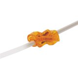 Ideal Industries Spliceline 42 Orange In-Line Push-In Butt Splices, 100 ...