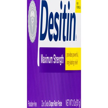 Desitin Maximum Strength Baby Diaper Rash Cream with Zinc Oxide, 16 oz ...
