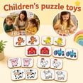 Handy Play Game, Full Set Farm Animal Themed Cards, Tear-resistant Felt ...