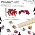32Pcs 4 Colors Theme Handmade Glass Seed Beads Loom Pattern with Eco ...