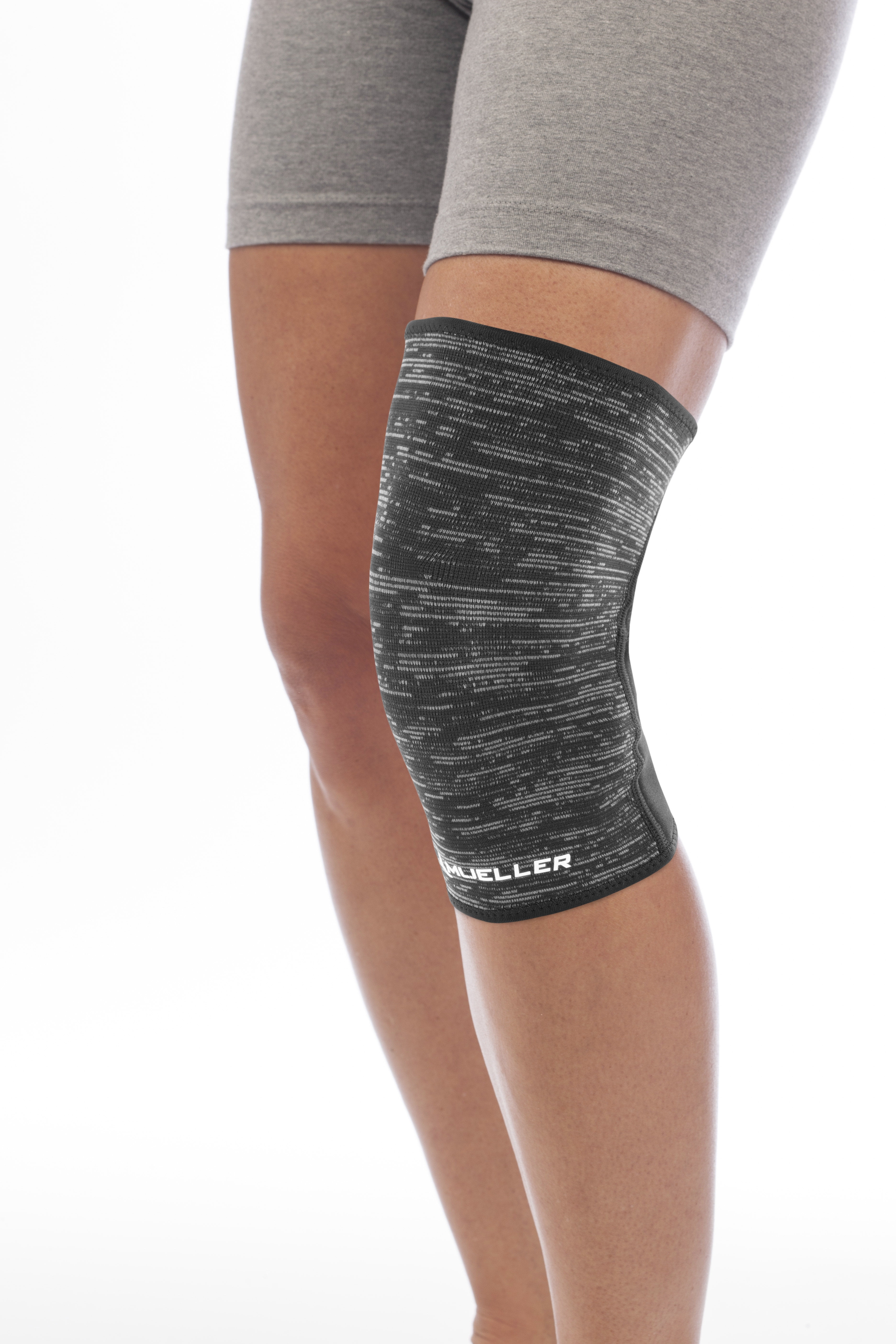 Mueller Hybrid W-Latex Knee & Leg Brace, Lightweight, Breathable, One ...