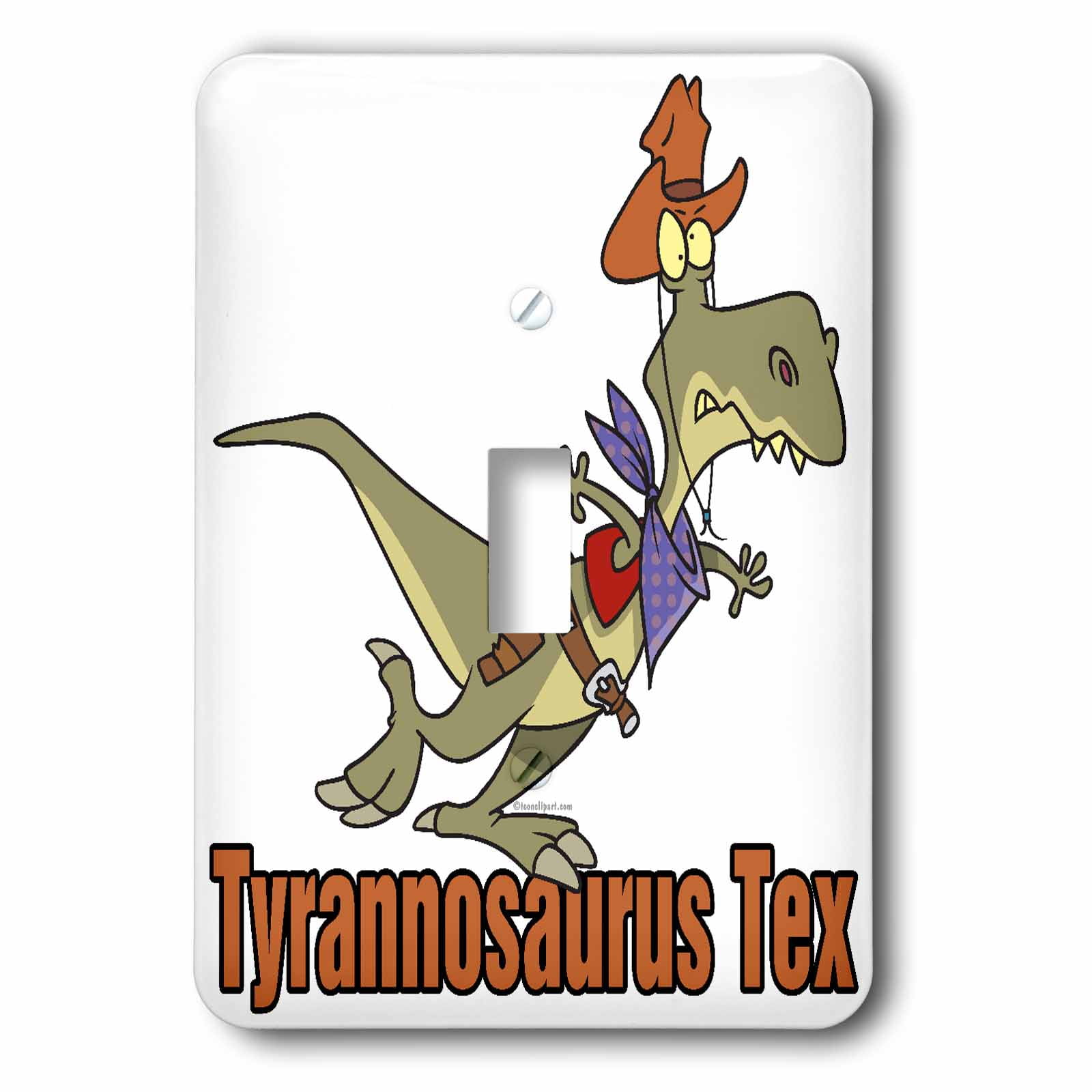 Tyrannosaurus Rex Tex Cowboy Dinosaur single toggle switch lsp-104440-1 ...