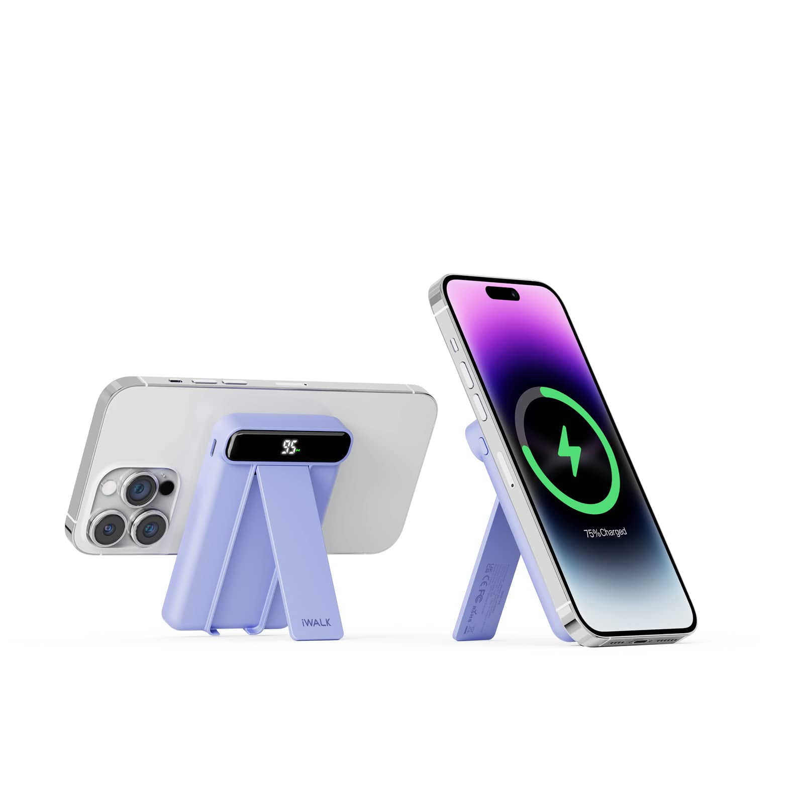 MAG-X Magnetic Wireless Power Bank, 5000mAh Portable Charger with USB-C ...