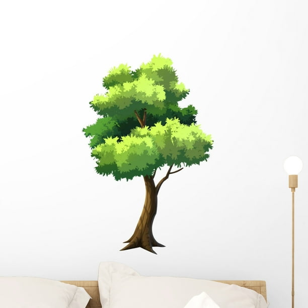 Tree Wall Decal Sticker Set Wallmonkeys Individual Peel and Stick ...