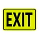 Classic Framed Exit Sign (Yellow / Black) - Small - Walmart.com
