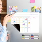 Magnetic Weekly Planner Erasable Message Board Writing Schedule Magnets ...