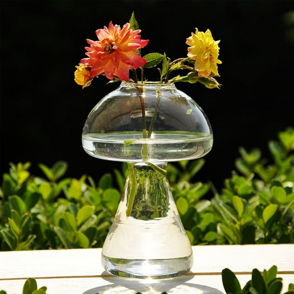 Angel Glass Vases,Clear Flower Plant Terrarium Container Hanging Vase ...