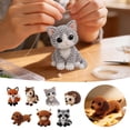 Animal Beading DIY Craft Kit Dog Shaped Miju Bead Figurine Making Set ...