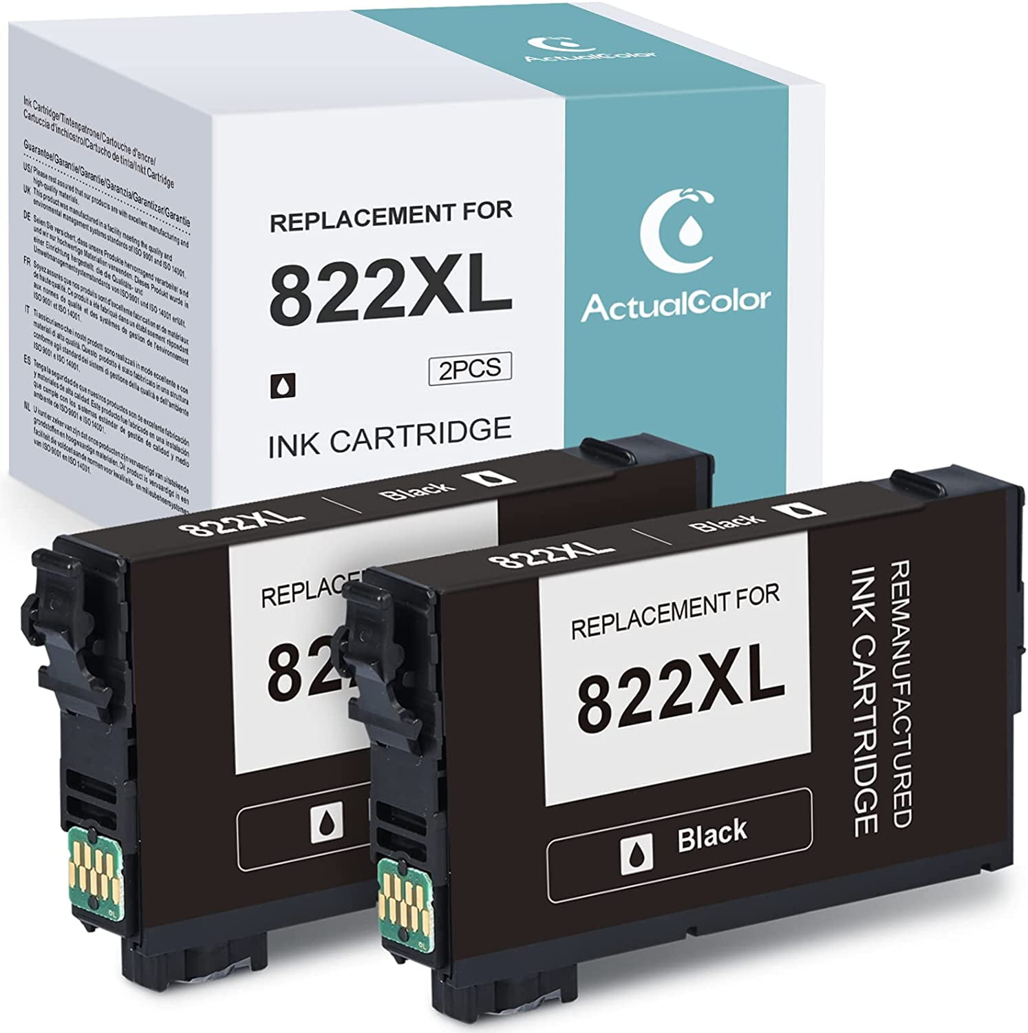 822XL 822 Ink Cartridge Replacement for Epson 822 XL 822XL T822XL120-S ...