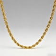 14K Real Solid Yellow Gold Twisted Rope Chain Necklace, Diamond Cut ...