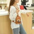 Daily Use Women Belt Bag Animal Print Messenger Bag Fits Most Phones ...
