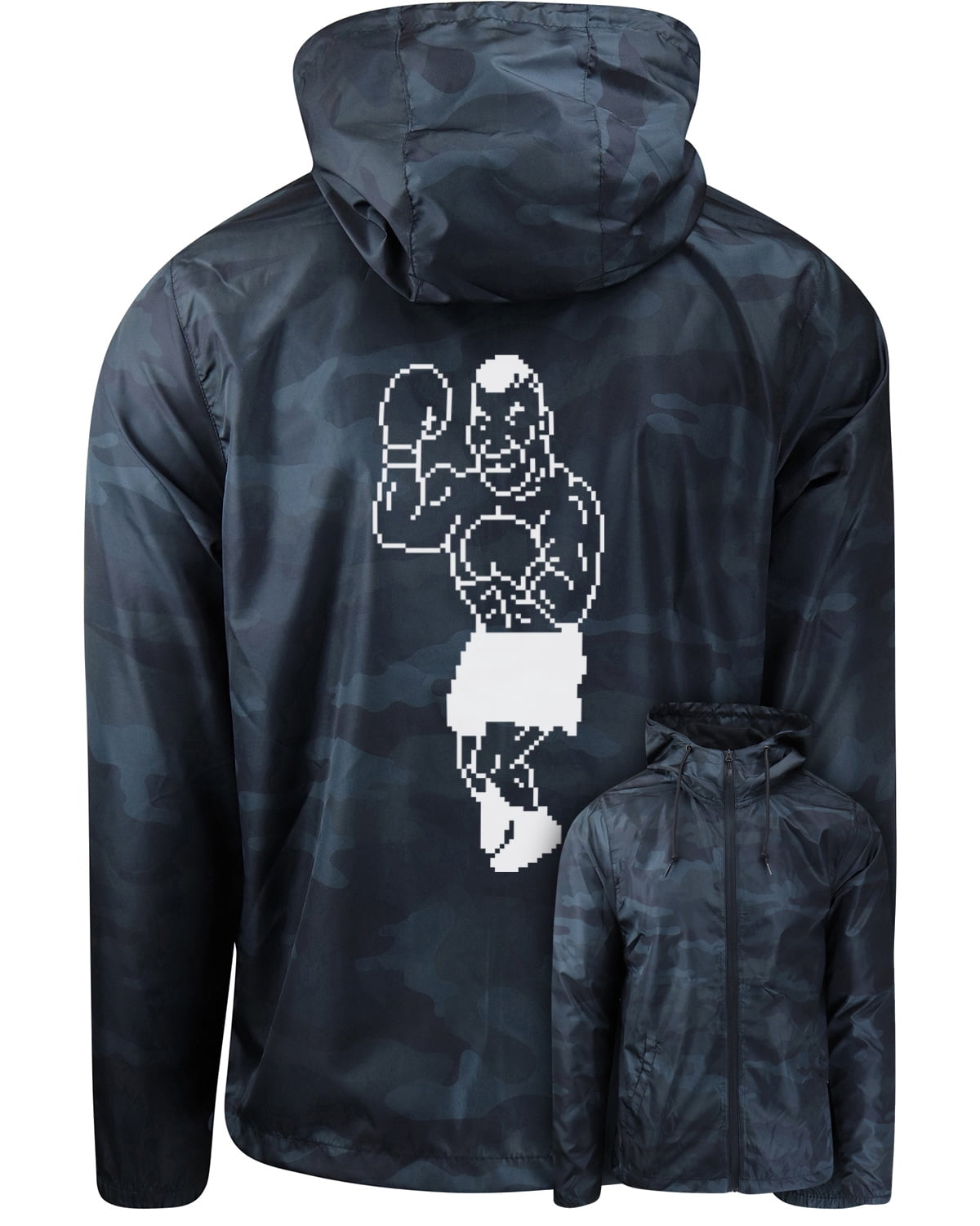 ShirtBANC Boxer Iron Mike Mens Windbreaker Boxing Punch Ts Gamer Jacket ...