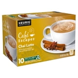 Café Escapes, Chai Latte K-Cup Coffee Pods, 10 Count - Walmart.com