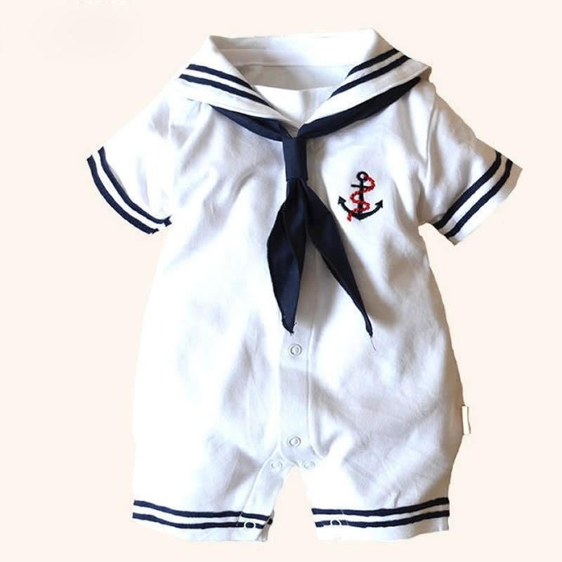 Click here for Sayoo Hot Baby Boy Infant Anchor Sailor Romper Jum... prices