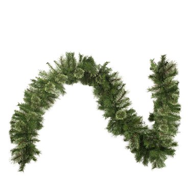 Kurt Adler 9-Foot Pre-Lit Mixed Garland - Walmart.com