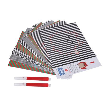 Vision Correction Paper, Vision Training Chart Clear Coating 5 Training ...