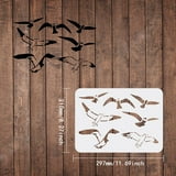 Flying Birds Reusable Hawks Seagull Stencil DIY Craft Bird Drawing ...
