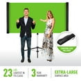 Valera Performer 85 inch Portable Green Screen & Stand, Expandable Wide ...