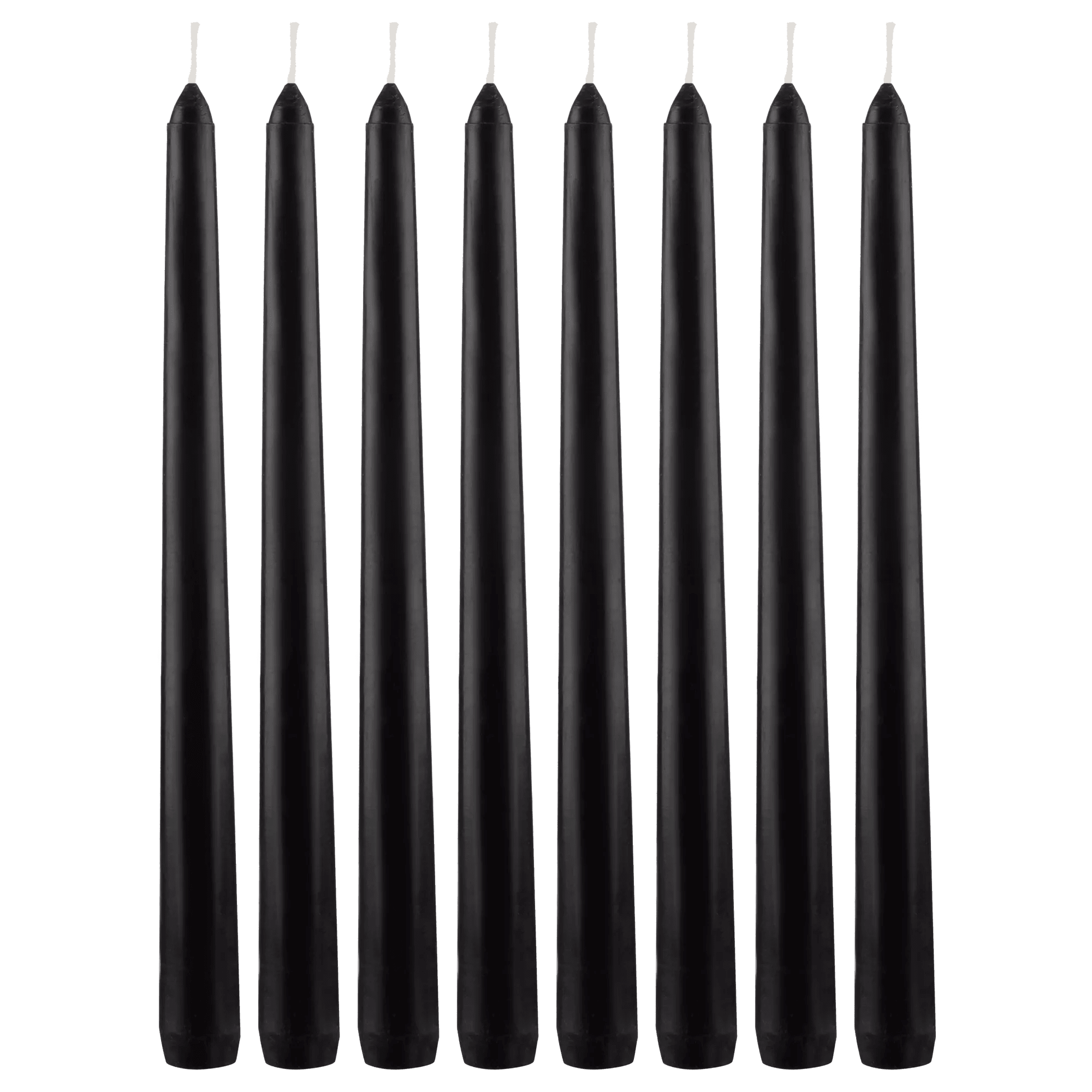 Click here for Bouclair Set Of 8 Unscented Tapered Black Candles... prices