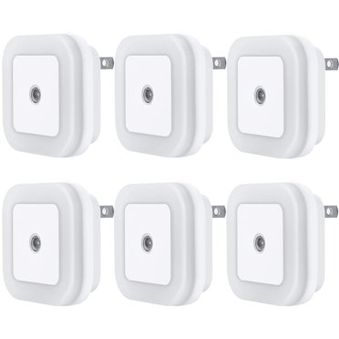 4-Pack Automatic LED Night Light for Home, Indoor Hallway, Bathroom ...